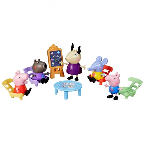 Hasbro Peppa Pig Playgroup Playset With 5 Figures And 6 Accessories ...